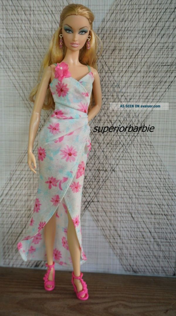 BARBIE RESORT FASHIONS Floral Wrap Maxi Dress And Accessories | #35268563
