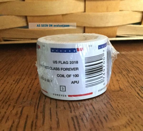 USPS Forever Stamps 2018 US Flag Roll - Coil Of 100 - | #34828160