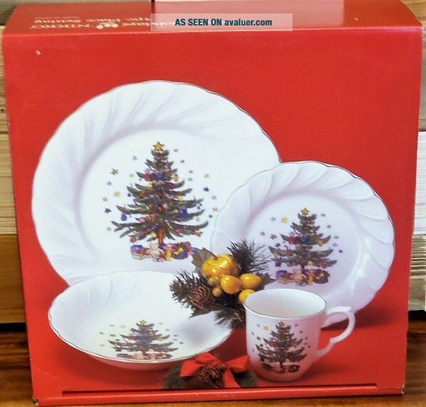 Nikko CHRISTMASTIME 4 Piece Place Settings Christmas Dishes | #35361682