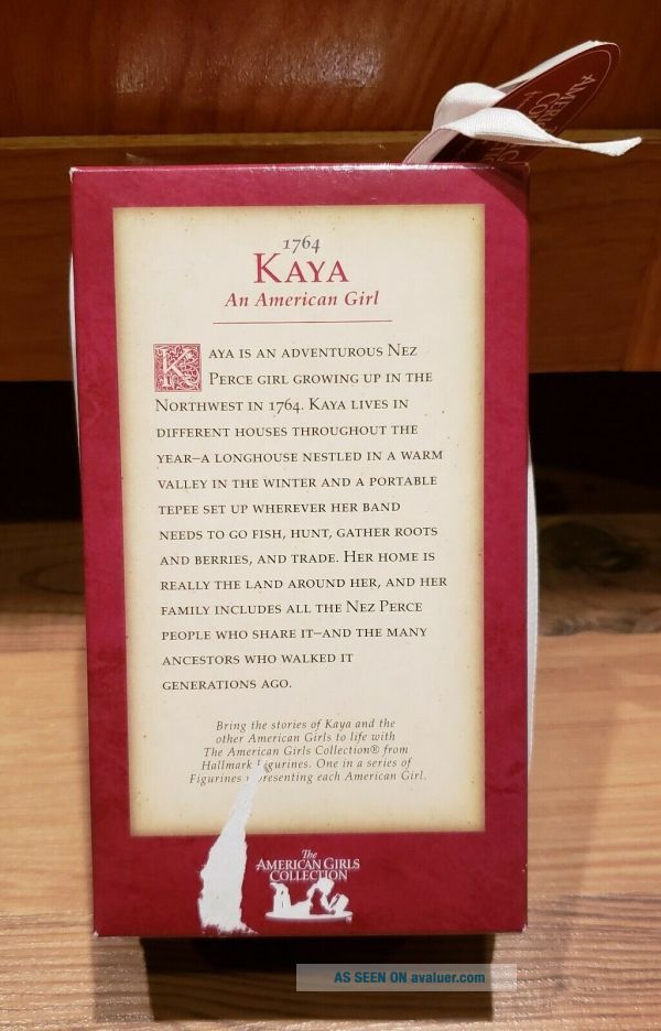 Kaya - Native American Girl Doll HALLMARK Keepsake Ornament Figurine ...