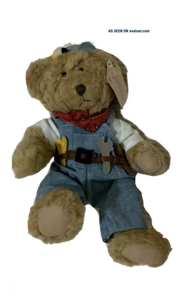 Russ Bears From The Past Mr. Fix It Teddy Bear 10 " Stuffed Plush ...