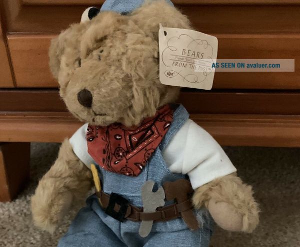 Russ Bears From The Past Mr. Fix It Teddy Bear 10 " Stuffed Plush ...