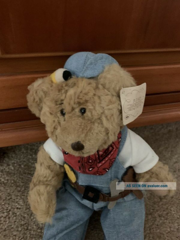 Russ Bears From The Past Mr. Fix It Teddy Bear 10 " Stuffed Plush ...