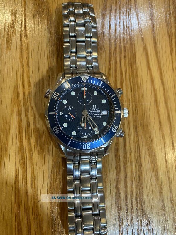 Omega Seamaster Professional Chronometer 300M Automatic W/ Box And ...