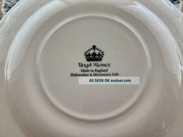 Set Of 6 Vintage Churchill Wessex Blue Royal Stagecoach Bread ...