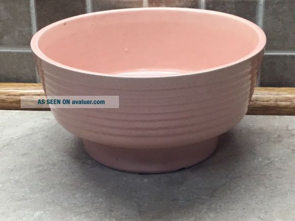 Vintage Cookson Pottery USA 7” Pink Color Bowl 8302 On Bottom | #35578915