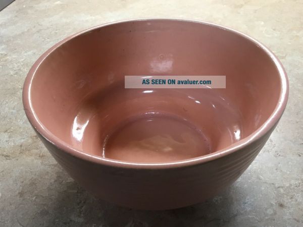 Vintage Cookson Pottery USA 7” Pink Color Bowl 8302 On Bottom | #35578915