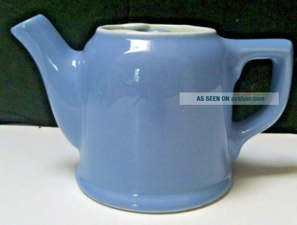Vintage Hall China Restaurant Ware French Blue Tea Coffee Water Pot ...