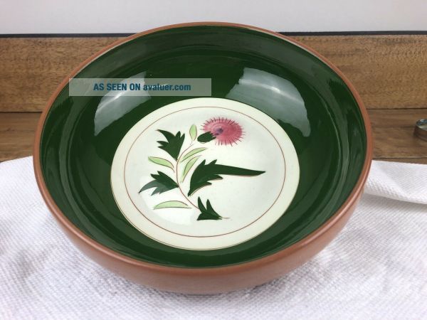 Vintage Stangl Pottery Thistle Round 8 " Vegetable Serving Bowl | #35684497