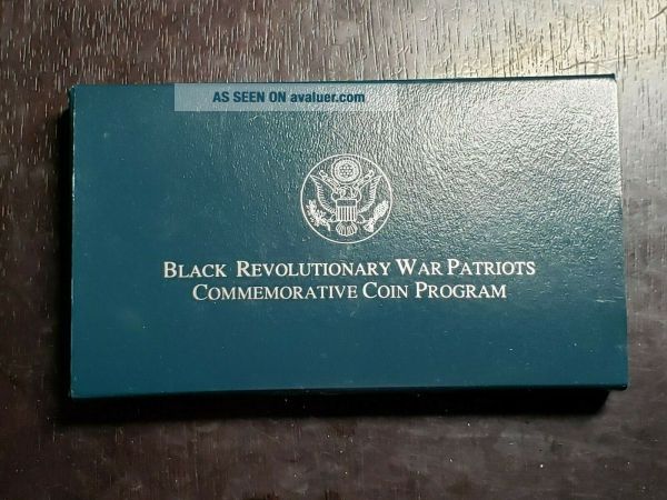 1998 S Black Revolutionary War Patriots Proof Silver Dollar With Box ...
