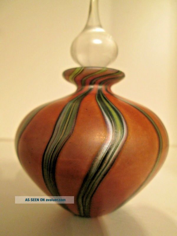 Jonathan Harris Signed DatedStudio Glass Perfume Bottle Exclusive To ...