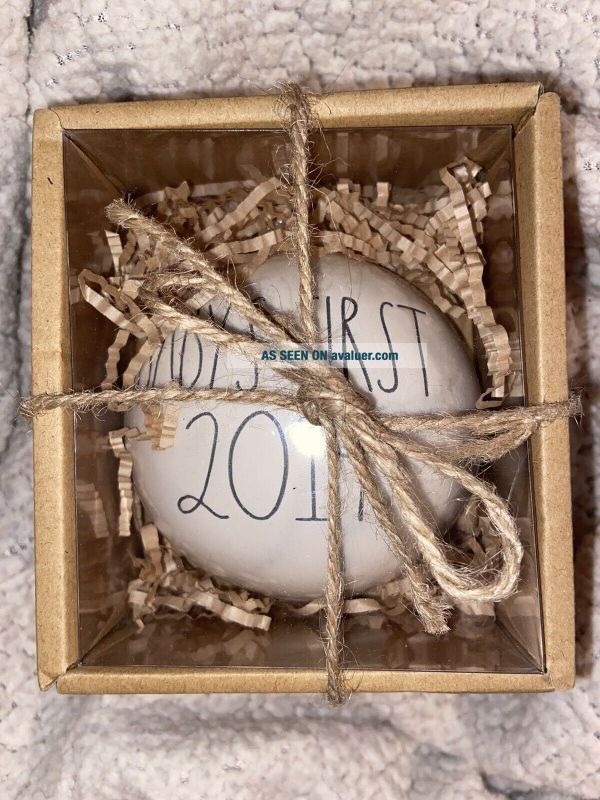 Rae Dunn Baby ' S First 2019 Ceramic Christmas Ornament | #35768164