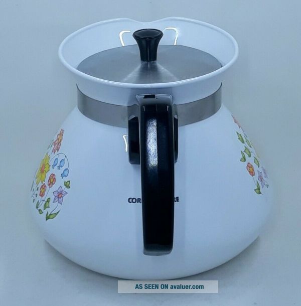 Corning Ware Corelle Vintage MEADOW 6 Cup Tea Pot With Lid | #35677938