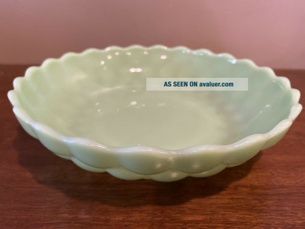 Vintage Anchor Hocking - Fire King Jadeite BUBBLE BOWL | #35741582