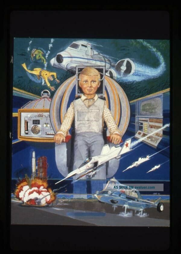 Joe 90 Gerry Anderson Poster Concept Art ITC Stamped 35mm Transparency ...