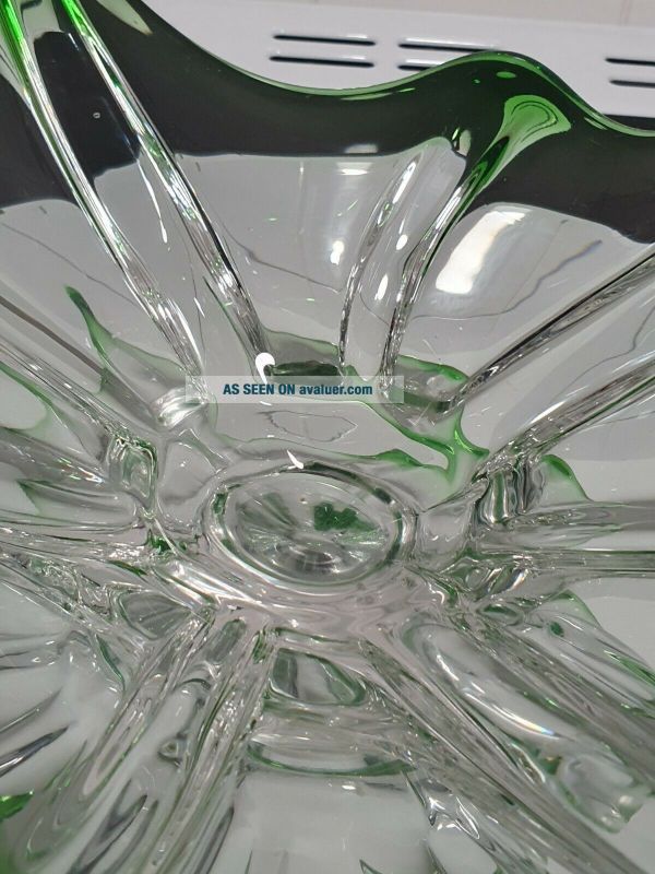 Absolute Stunning And Huge Murano Uranium Glass Splash Bowl | #35745312