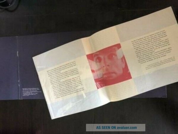 2001 A Space Odyssey 1968 Cinerama Program Book Plus Brochure Program ...