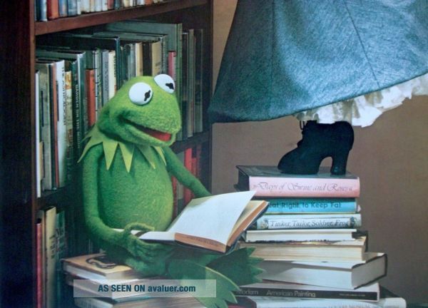 Muppets KERMIT THE FROG And MISS PIGGY American Library READ 1980 ...