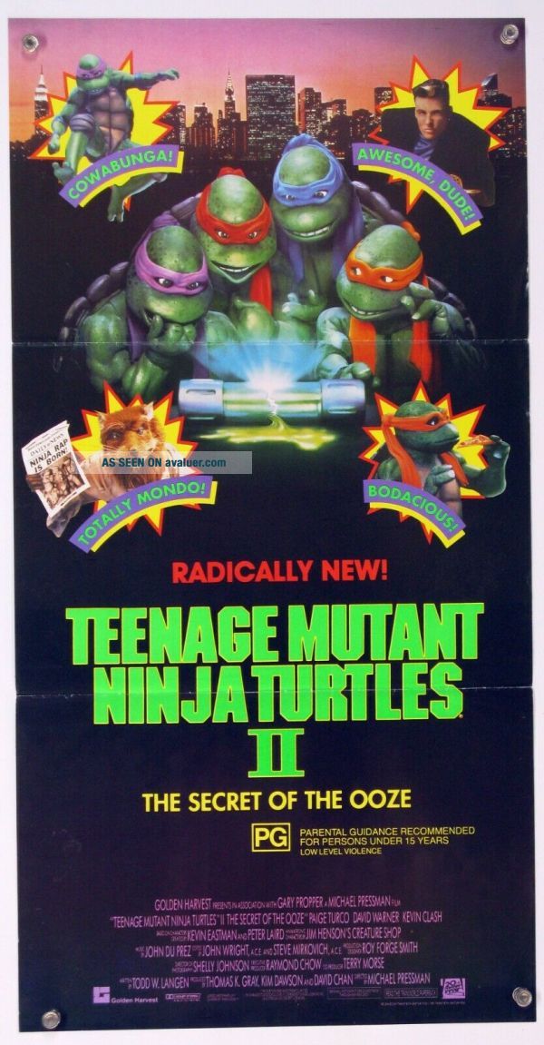 Teenage Mutant Ninja Turtles II: The Secret Of The Ooze SCI - FI Aus ...