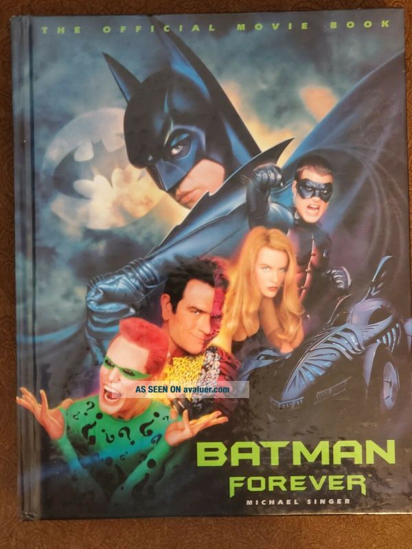 Batman Forever - The Official Movie Book By Michael Singer (Hardcover ...