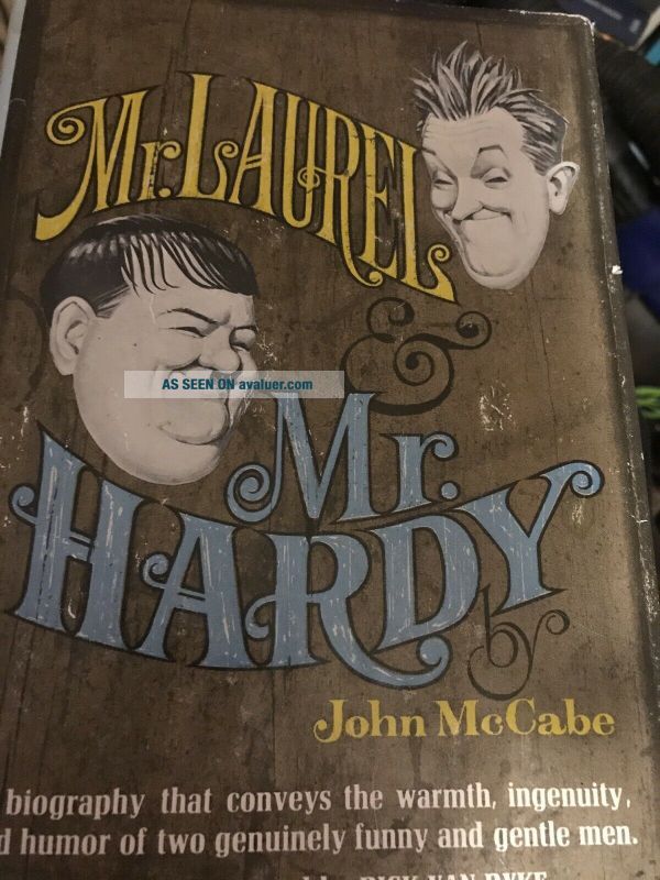 Mr. Laurel And Mr. Hardy By John Mccabe Forward By Dick Van Dyke HC ...