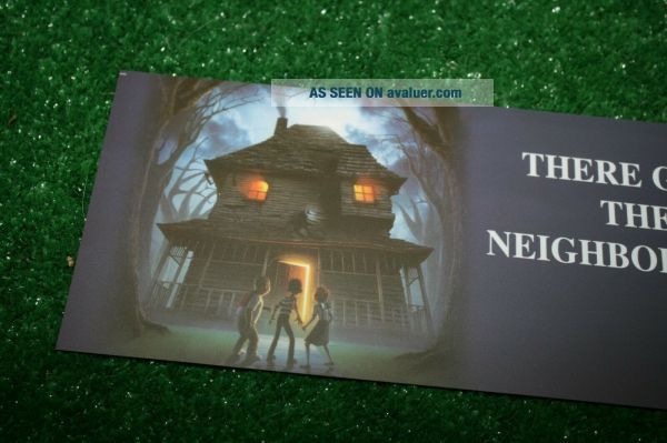 Rare 5 X 25 Monster House Movie Mylar Theater Marquee Poster | #35939365