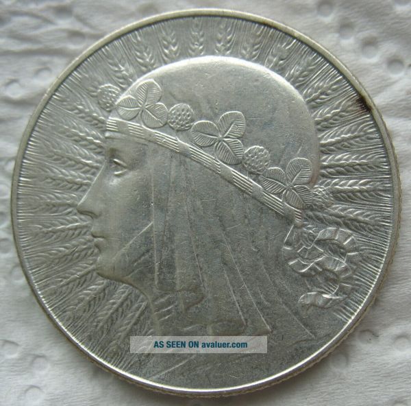 1933 Poland Silver 5 Zlotych Queen Jadwiga | #35997718