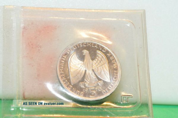 1970 GERMANY 5 MARK COIN - SILVER - Birth Of Ludwig Van Beethoven ...