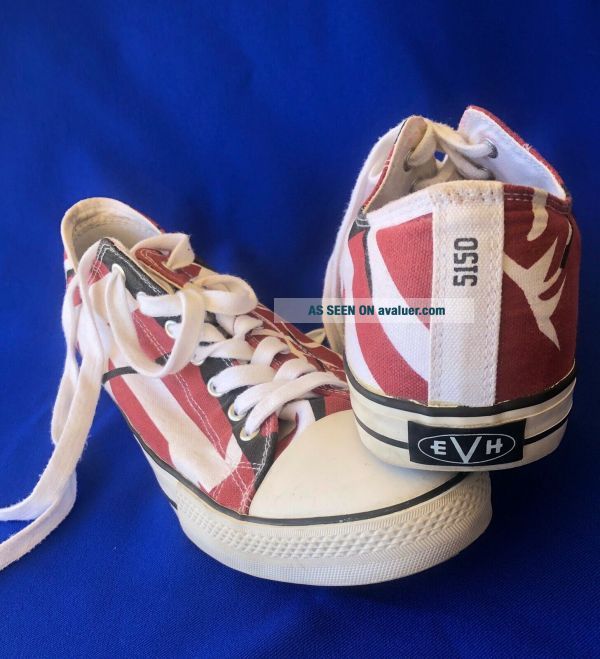 Eddie Van Halen 5150 EVH Canvas Sneakers Shoes Sz 13 | #36018886