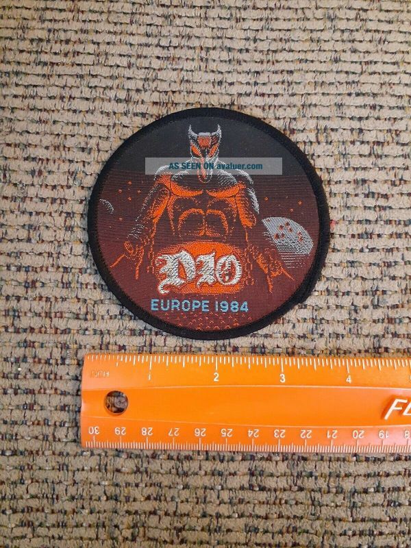 Vintage Dio Rock Band Europe 1984 Sew On Patch | #36033201