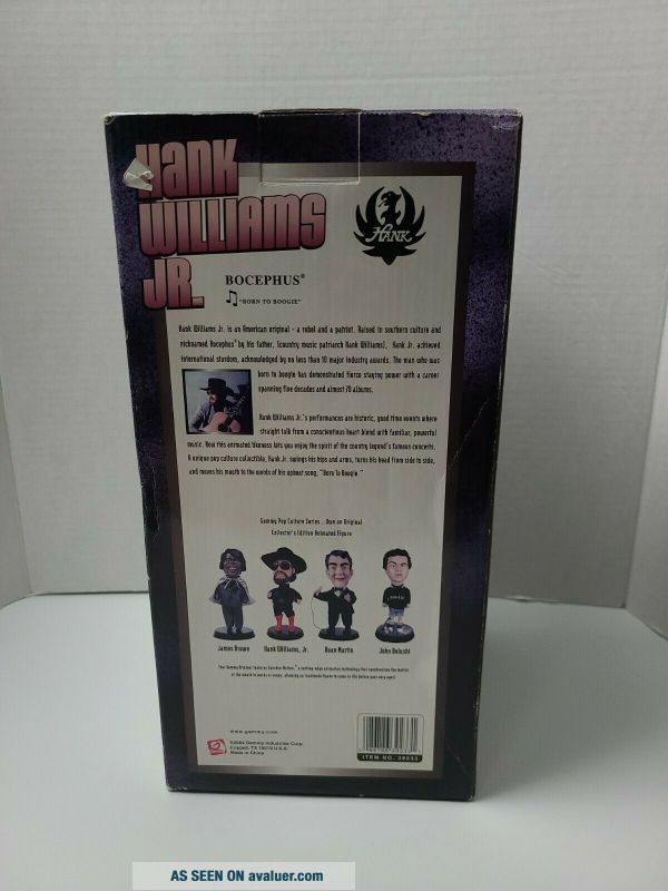 HANK WILLIAMS JR. BOCEPHUS FIGURE DOLL SINGS DANCES A1 | #36034215