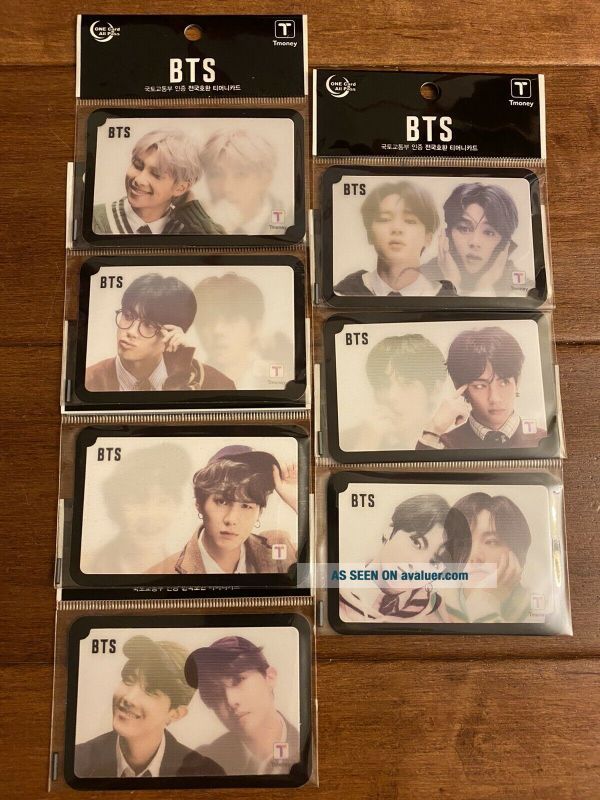 BTS T - Money Official Limited 7 Lenticular Card Set (US SHIP ONLY ...