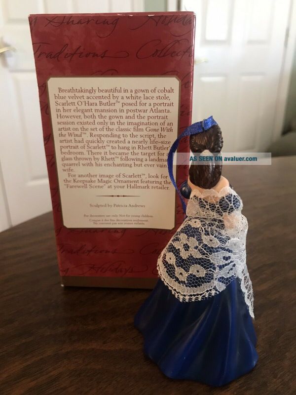 Hallmark Keepsake Ornament 2001 Portrait Of Scarlett Gone With The Wind ...