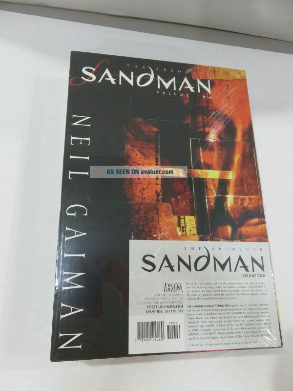 THE ABSOLUTE SANDMAN Vol. 2 Hardcover Neil Gaiman Vertigo Comics ZQ ...
