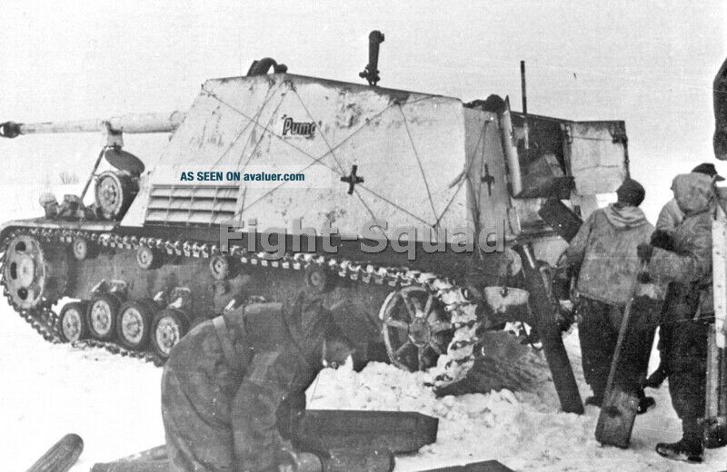WW2 Picture Photo Nashorn German Tank Destroyer During Operation ...