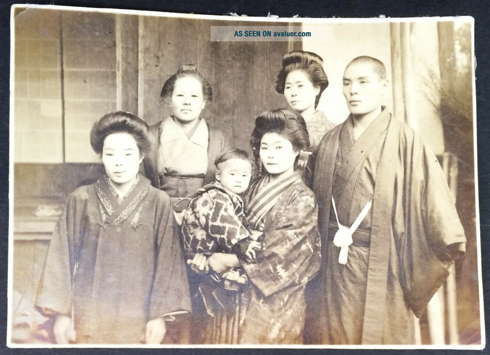 Japan Family Woman Child Kimono World War WW2 Japanese Photo Orig ...