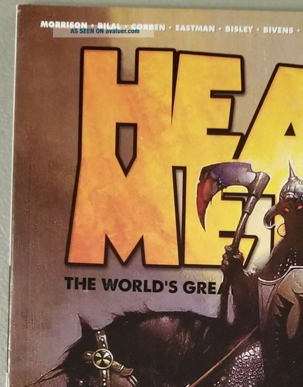 Heavy Metal 288 - 1st Peach Momoko Interior Art Panels & Story ...