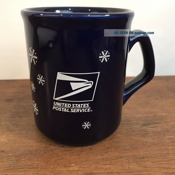 USPS United States Postal Service Winter Snowman Souvenir Coffee Cup ...