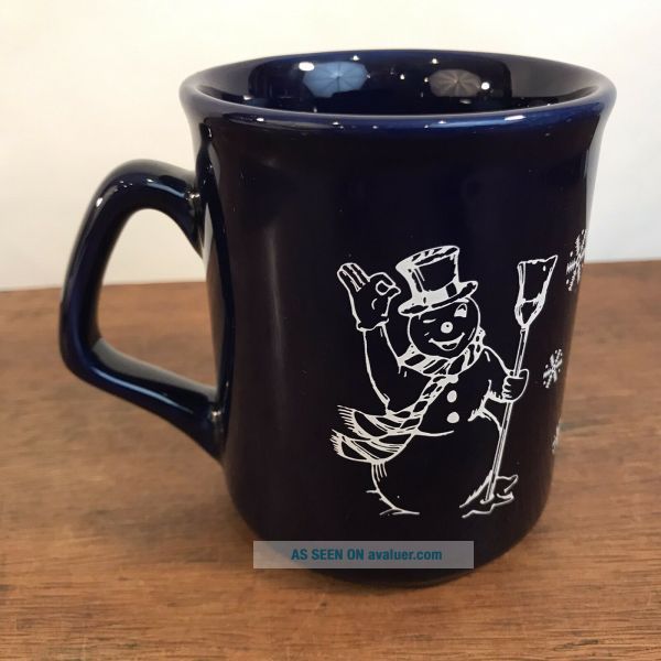 USPS United States Postal Service Winter Snowman Souvenir Coffee Cup ...
