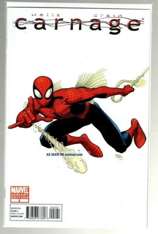 Marvel Comics CARNAGE 2 ART ADAMS VARIANT COVER SPIDERMAN | #47901190