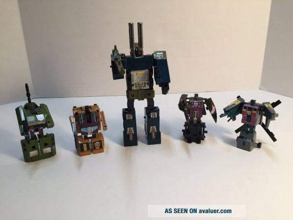 Transformers G1 Combaticons - Bruticus Complete Hasbro Takara Vintage ...