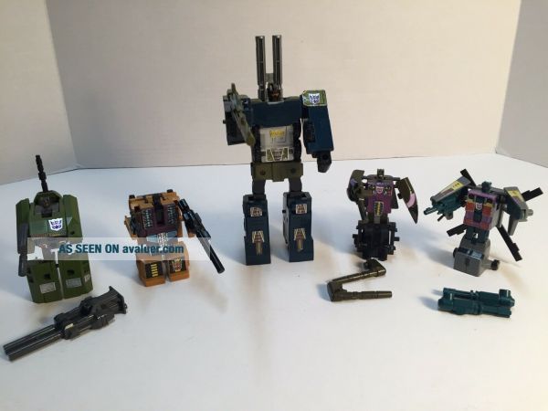 Transformers G1 Combaticons - Bruticus Complete Hasbro Takara Vintage ...