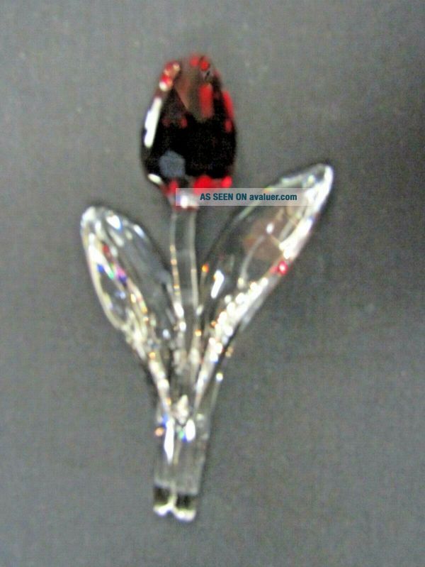 SWAROVSKI CRYSTAL RED & BLUE TULIPS RENEWAL GIFTS IN BOXES | #47947406