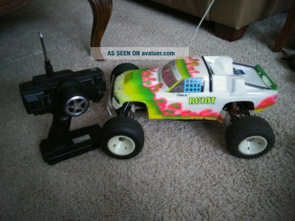 Vintage Team Associated RC 10T STEALTH W/ Futaba Magnum Jr Controller ...