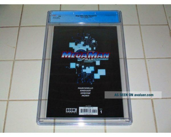 MEGA MAN FULLY CHARGED 1 FOIL VARIANT COVER CGC 9. 8 | #47995858