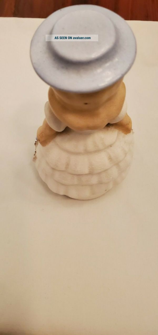 CUTE VINTAGE CHASE HAND PAINTED MADE IN JAPAN FAINT HEART GIRL FIGURINE ...