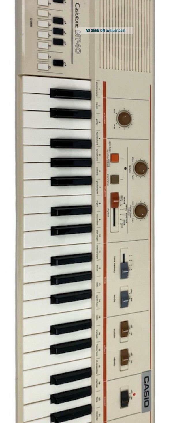 Vintage Casiotone MT - 40 Portable Keyboard Synthesizer Great Rare ...