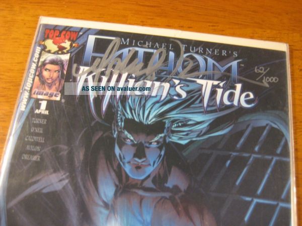 FATHOM: KILLIAN’S TIDE 1 (DF Exclus Cvr) SIGNED/NUMBERED MICHAEL TURNER ...