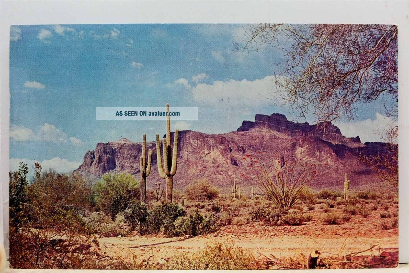 Arizona AZ Superstition Mountain Mesa Valley Of The Sun Postcard Old ...