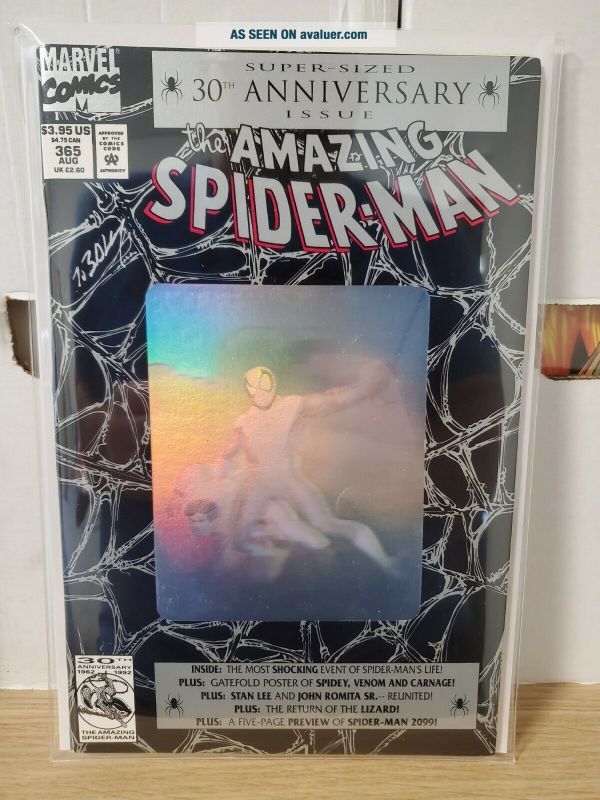 The Spider - Man 365 1st Appearance Spiderman 2099 Signed By Bagley ...